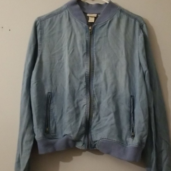 Target | Jackets & Coats | Womens Denim Bomber Jacket | Poshmark